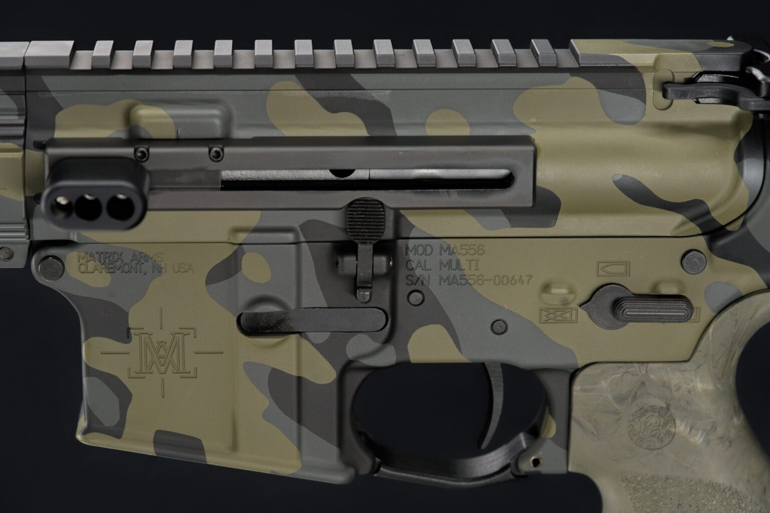 Army Green camo AR15 MA556 Rifle 16" Dual Charge (556/223) *SOLD OUT ...
