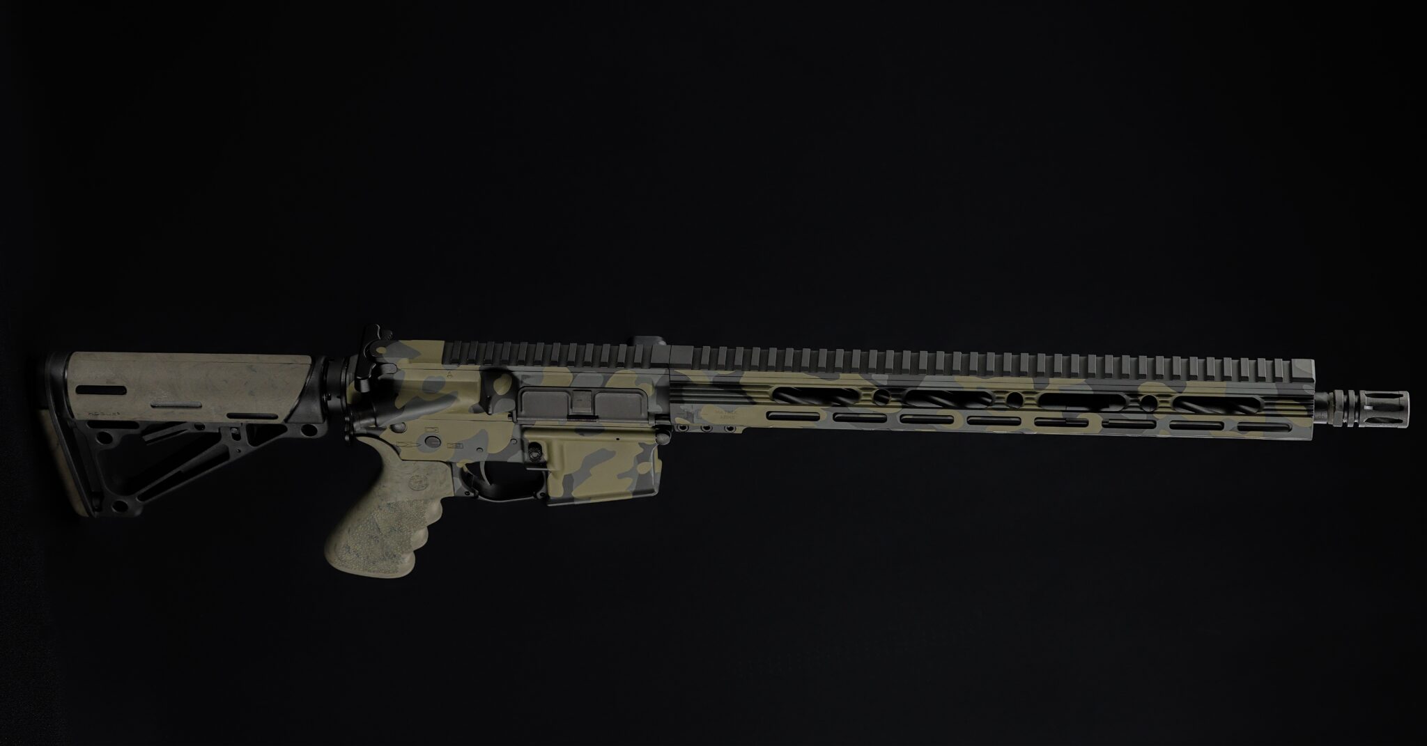 Army Green camo AR15 MA556 Rifle 16" Dual Charge (556/223) *SOLD OUT ...