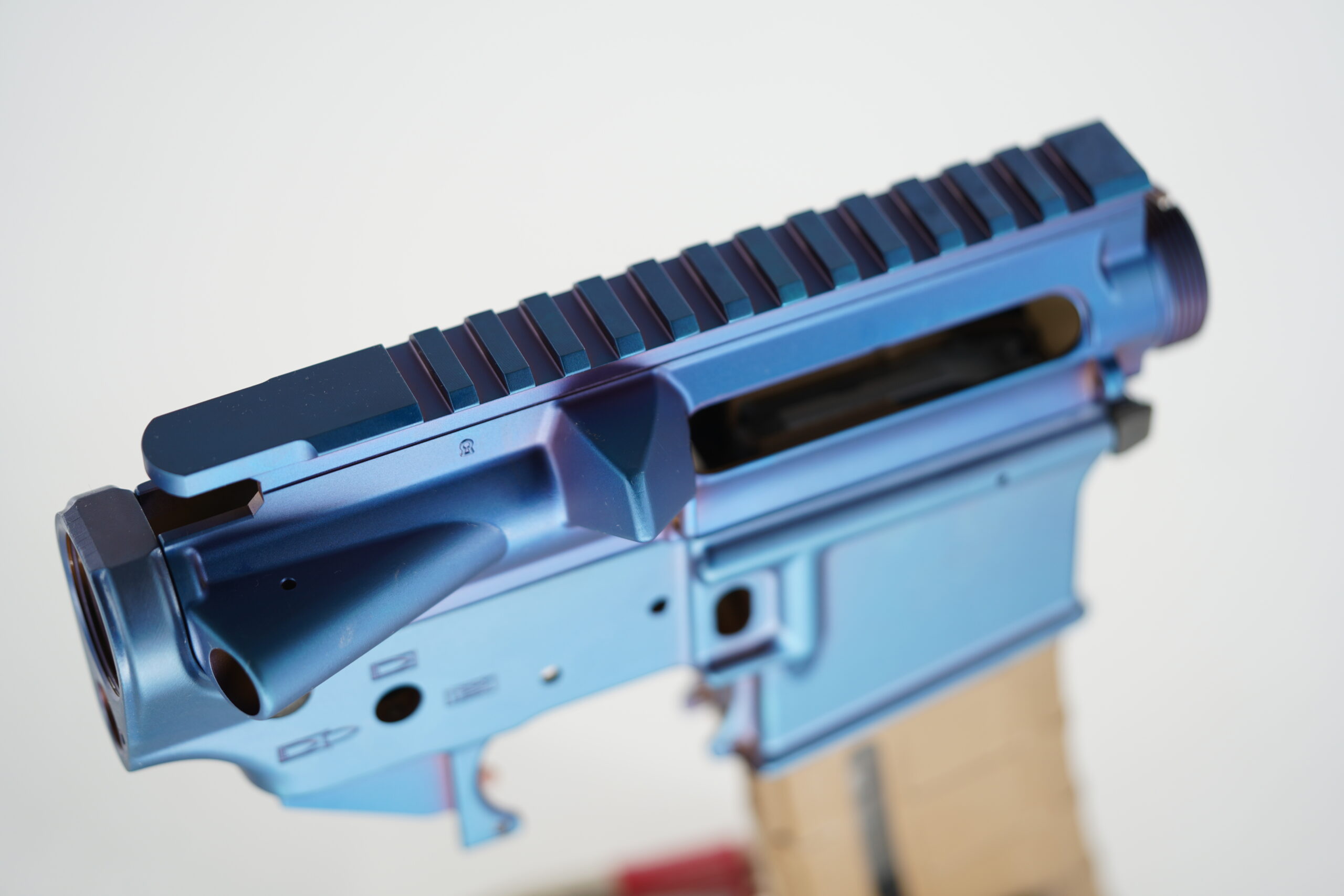 5.56 Stripped Upper/Lower Set in "BLUE DLC" (Diamond-like carbon ...