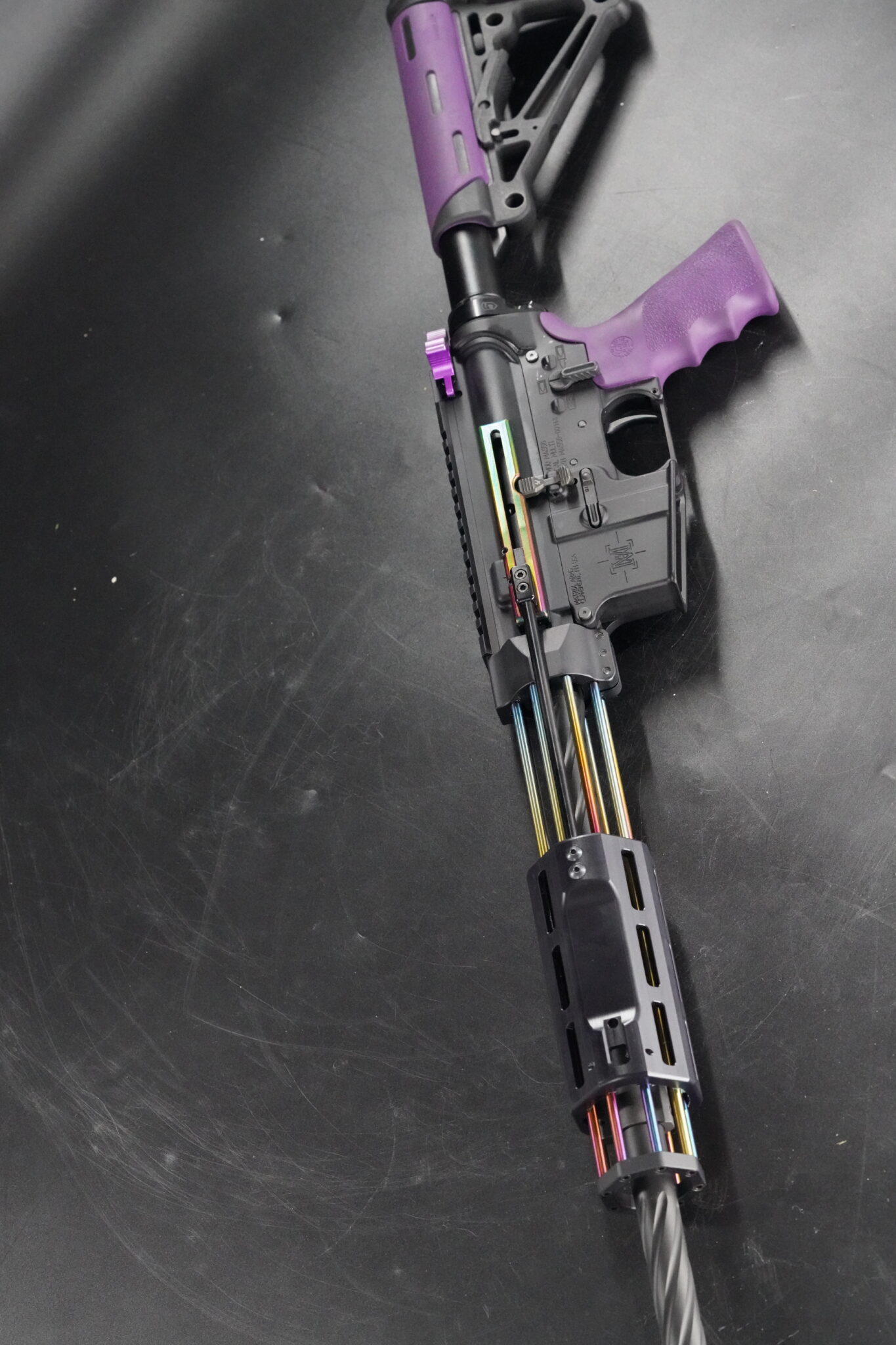 PUMP ACTION "CAGE" COMPLETE MA556 AR15 Dual Pump Rifle 16" (556/223 ...