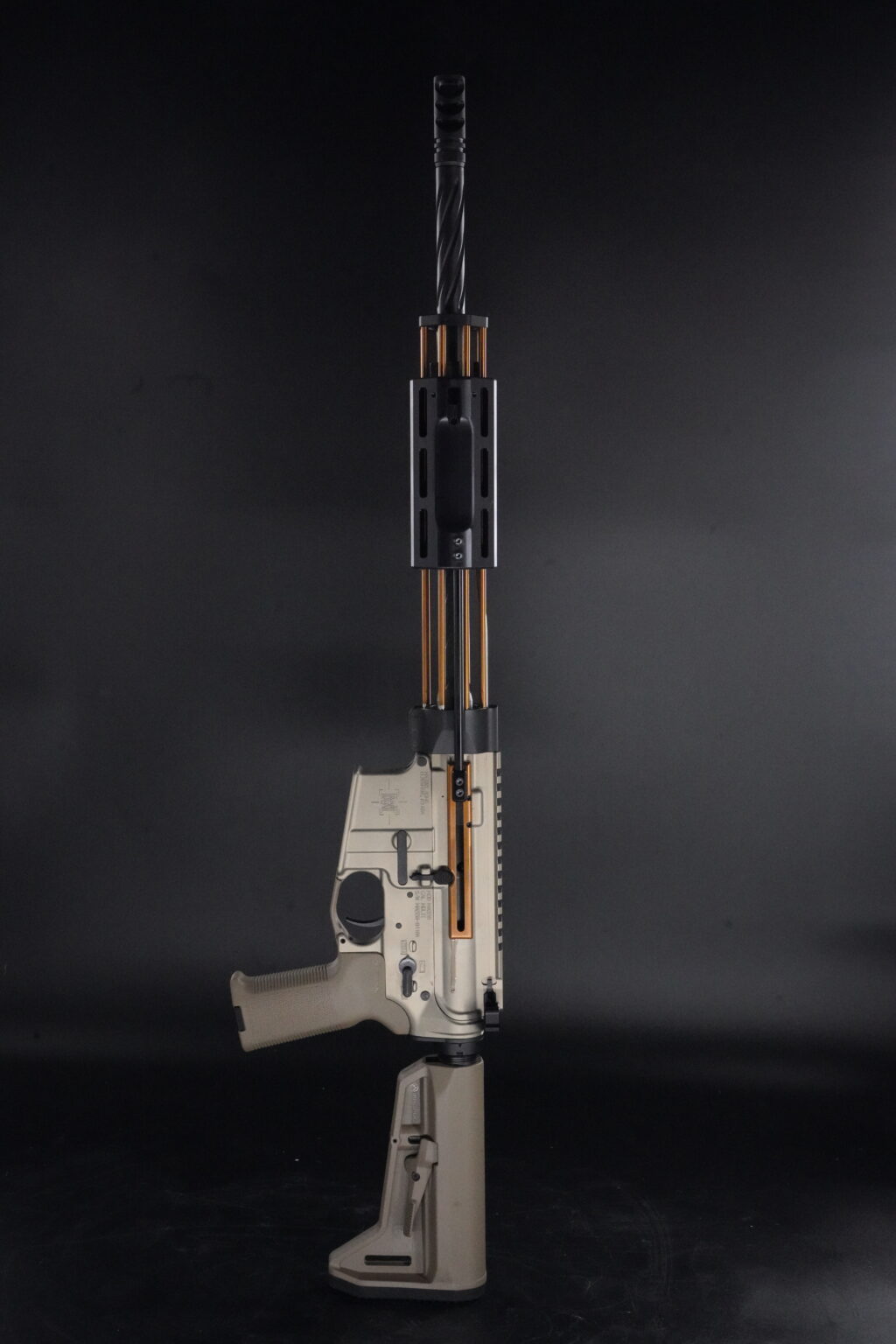 PUMP ACTION "CAGE" COMPLETE MA556 AR15 Dual Pump Rifle 16" (556/223 ...