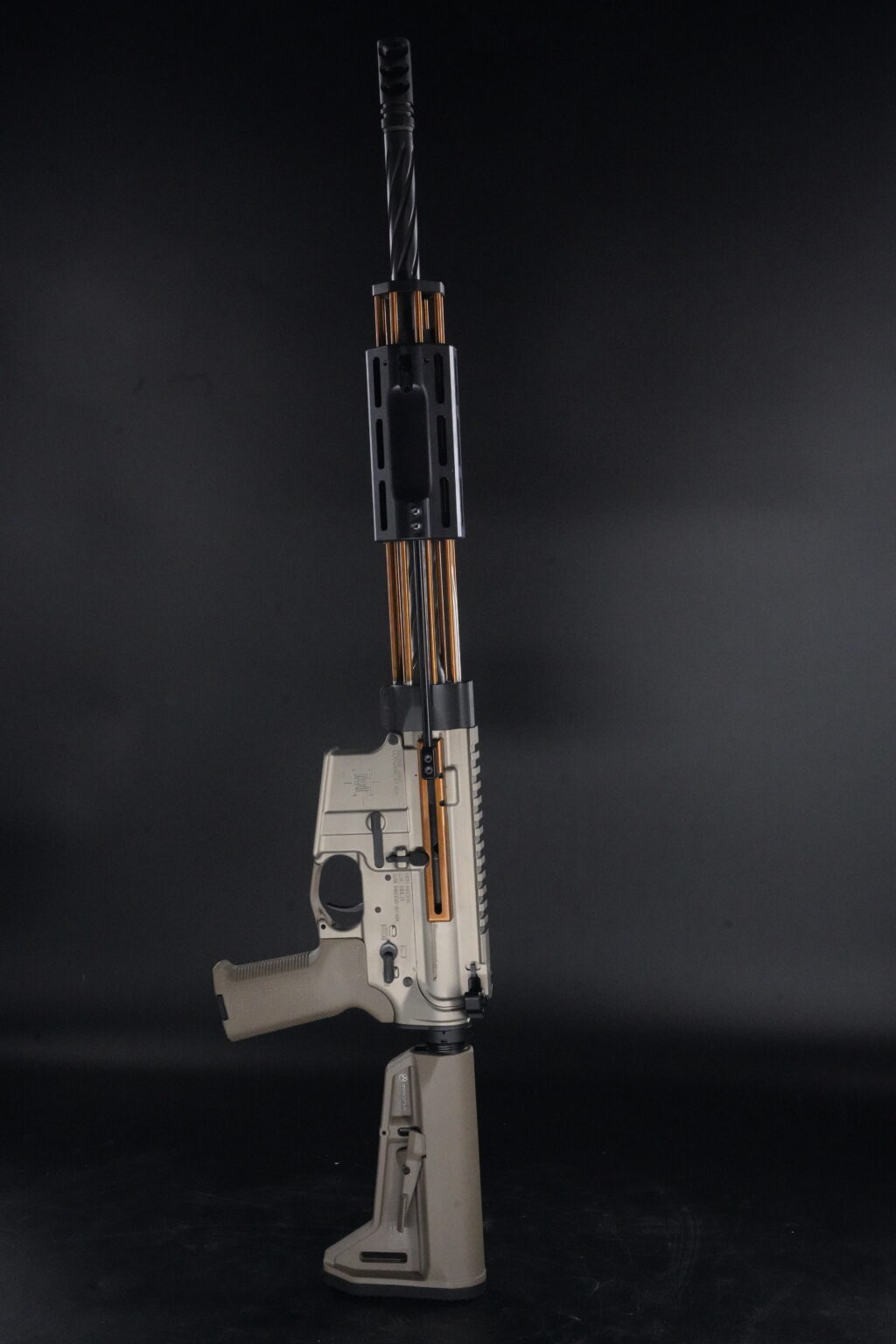 PUMP ACTION "CAGE" COMPLETE MA556 AR15 Dual Pump Rifle 16" (556/223 ...