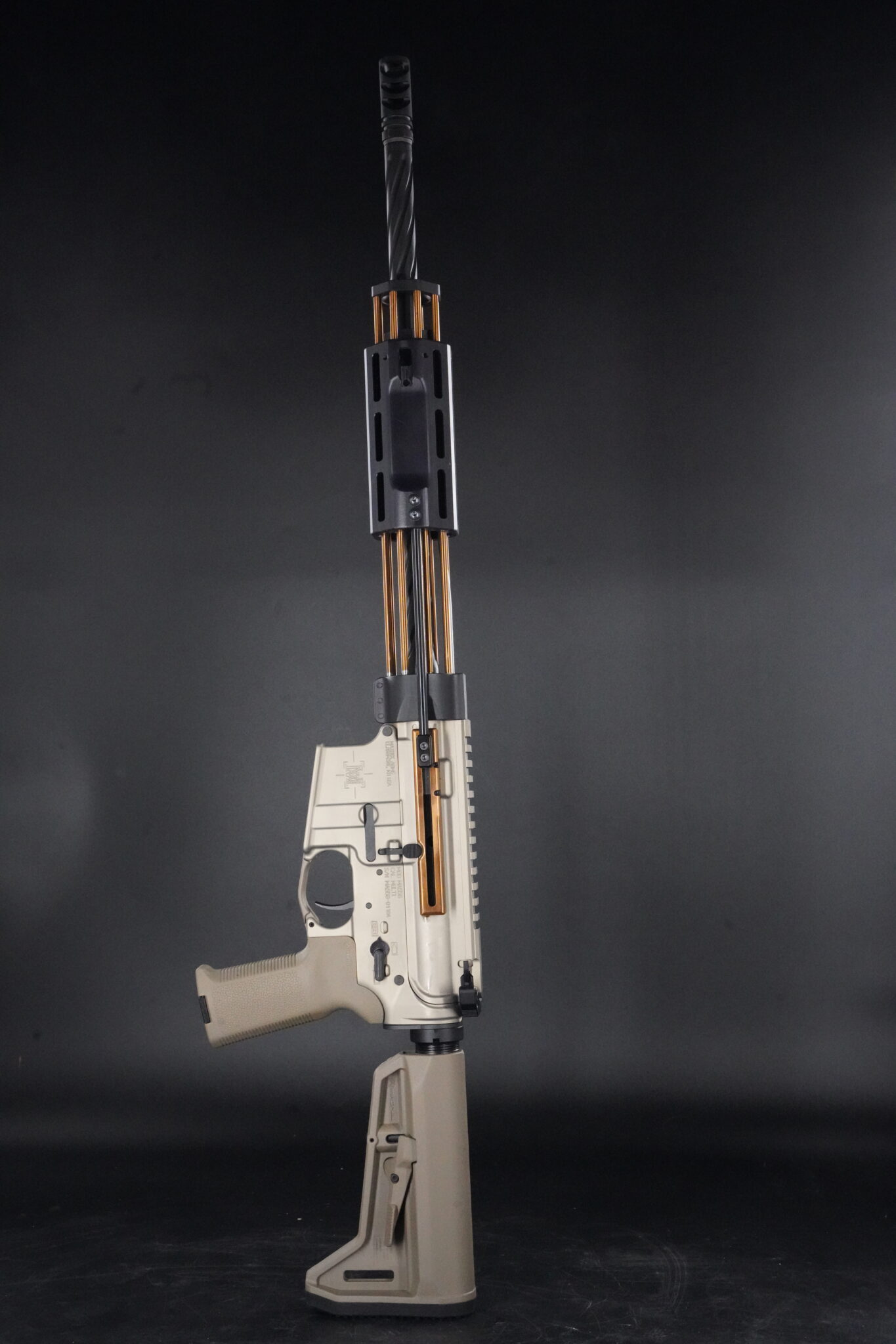 PUMP ACTION "CAGE" COMPLETE MA556 AR15 Dual Pump Rifle 16" (556/223 ...