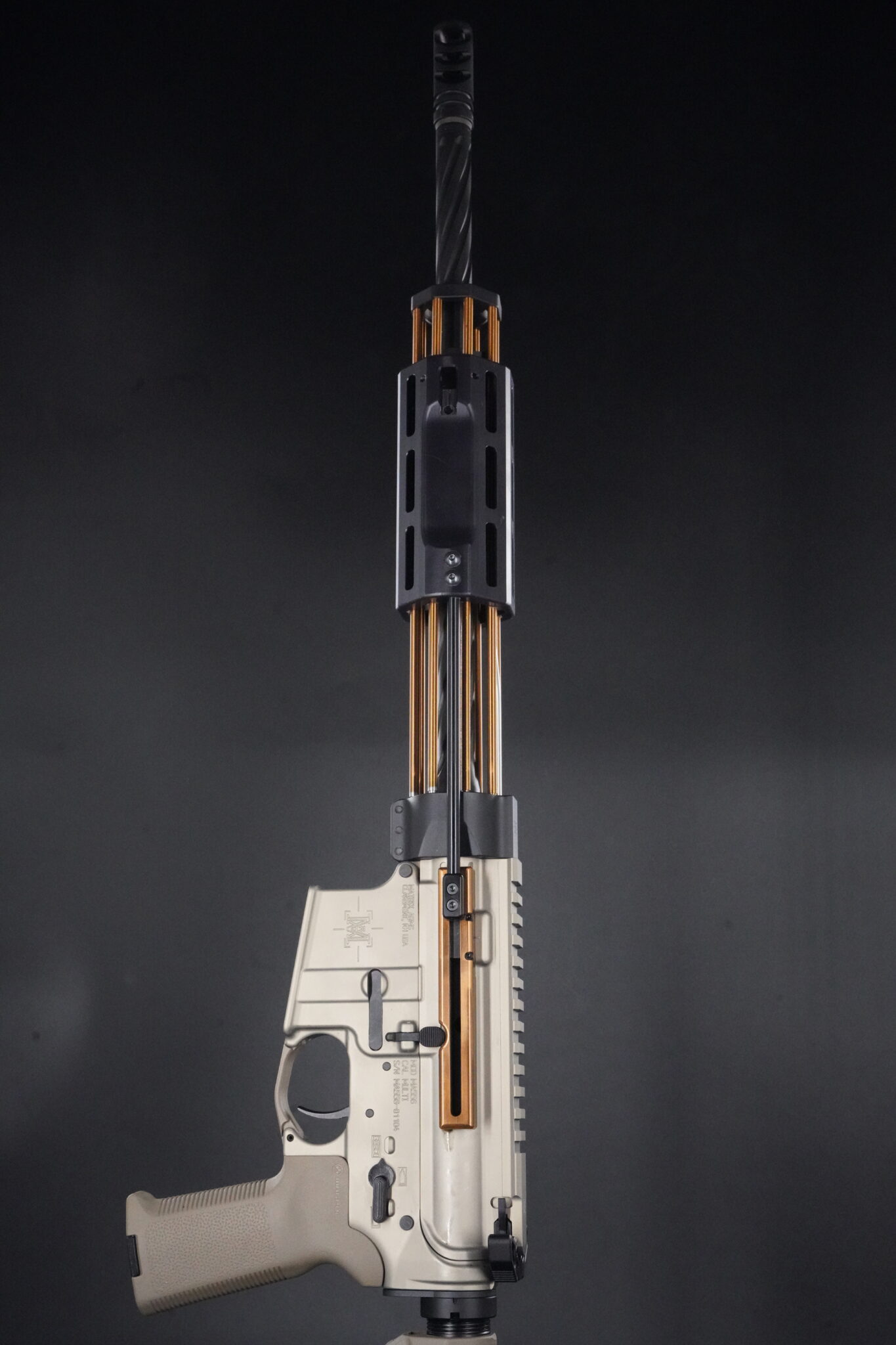 PUMP ACTION "CAGE" COMPLETE MA556 AR15 Dual Pump Rifle 16" (556/223 ...