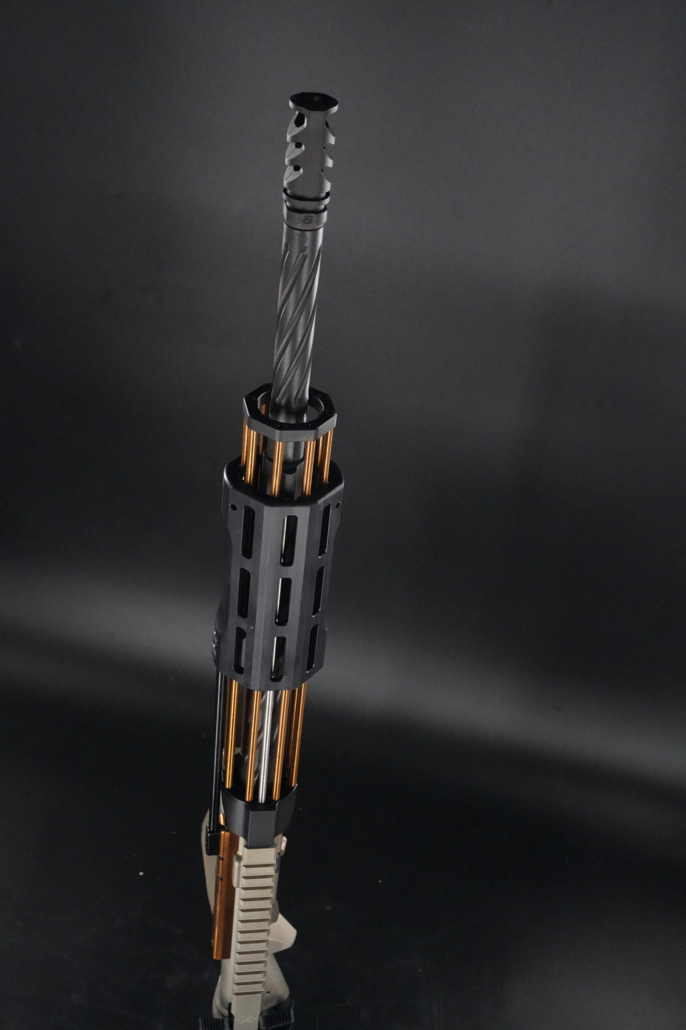 PUMP ACTION "CAGE" COMPLETE MA556 AR15 Dual Pump Rifle 16" (556/223 ...