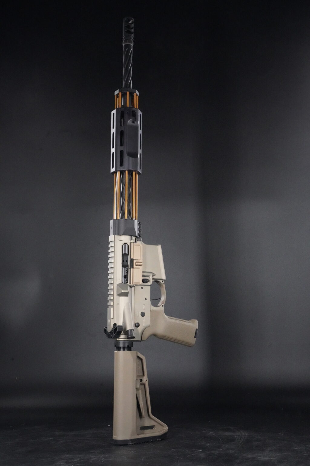 PUMP ACTION "CAGE" COMPLETE MA556 AR15 Dual Pump Rifle 16" (556/223 ...